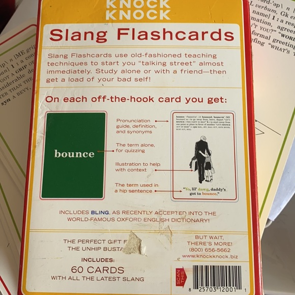Knock Knock | Games | Slang Flashcards 6 Cards With Latest Slang Words ...